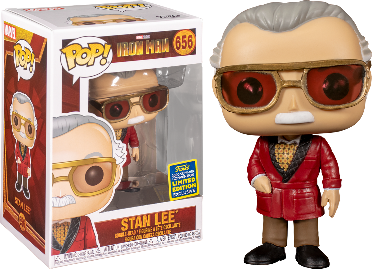 Iron Man - Stan Lee as Hugh Hefner Cameo Pop! Vinyl Figure (2020 Summe ...
