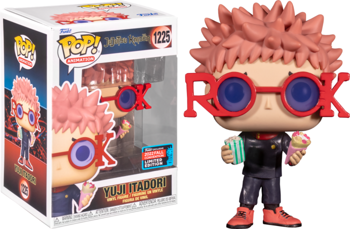 Jujutsu Kaisen - Yuji Itadori Pop! Vinyl - 2022 NYCC Convention Exclus ...