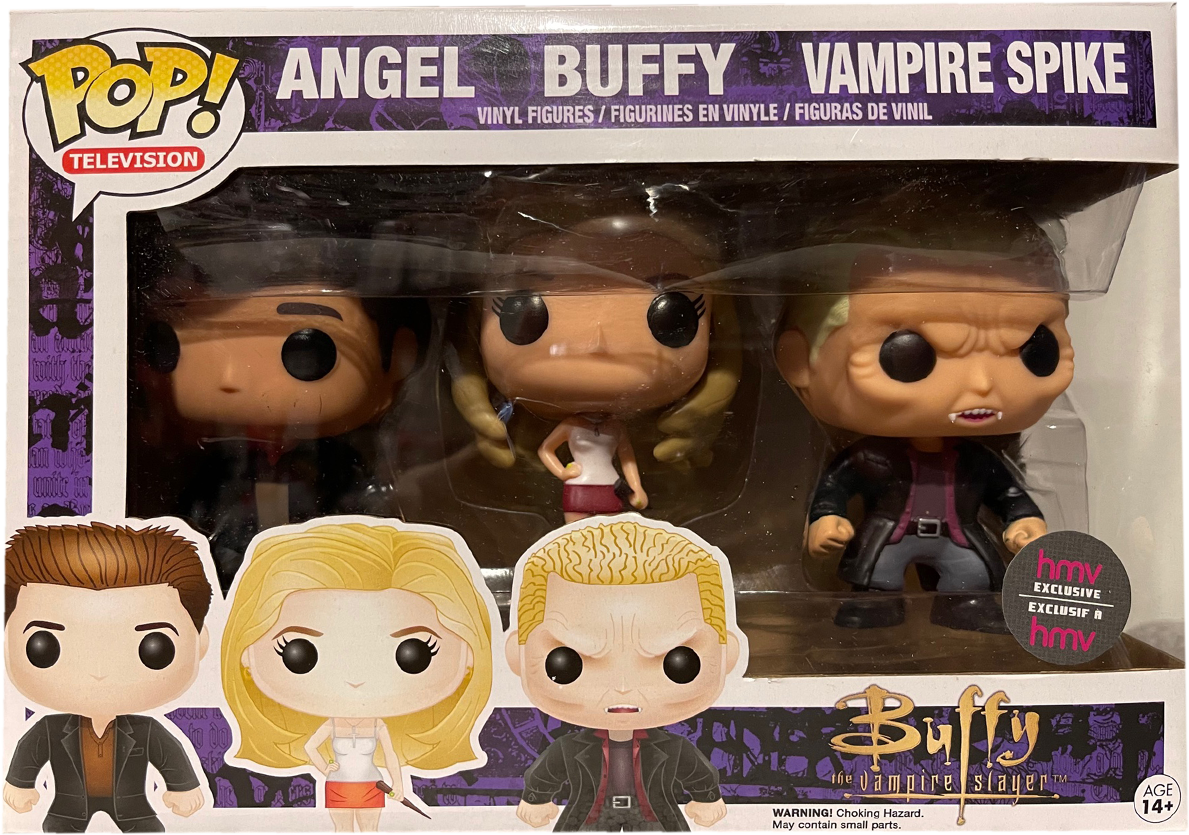 Buffy The Vampire Slayer: Angel, Buffy, & Vampire Spike Pop! Vinyl - H ...
