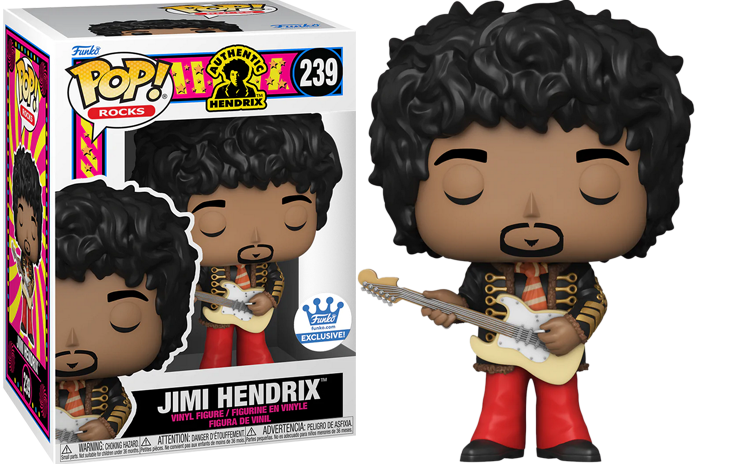 JIMI HENDRIX in Napoleonic Hussar Jacket Pop! Vinyl Figure - FUNKO EXC ...