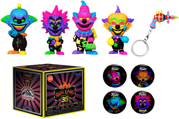 Funko Box: Killer Klowns 35th Anniversary Black Light Pop! Collector's ...