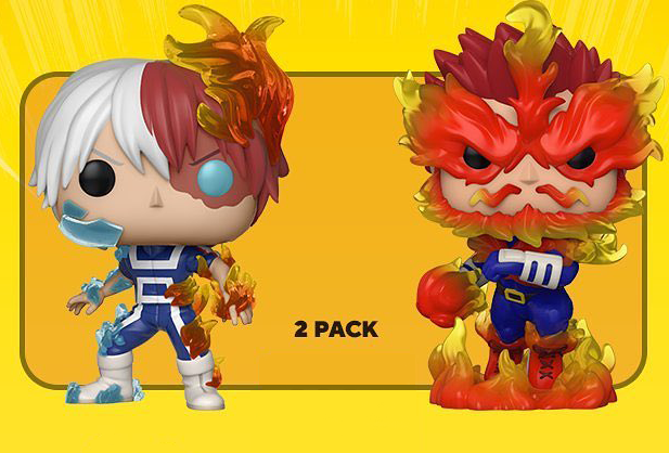 My Hero Academia - Todoroki & Endeavour Exclusive Pop! 2-Pack Vinyl ...