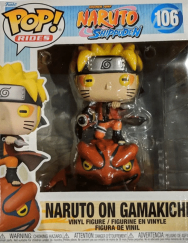 Naruto Shippuden Funko Pop! Rides Naruto on Gamakichi Pop! Ride| Rogue ...