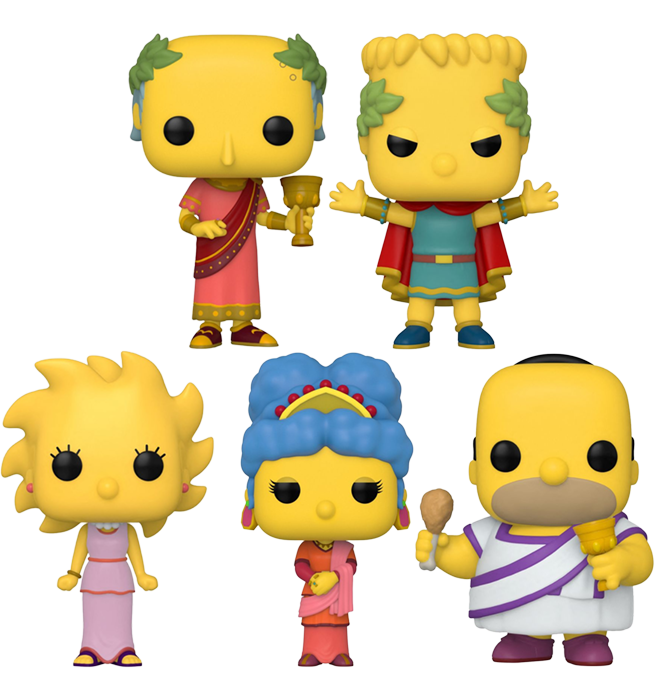 The Simpsons - I, CARUMBUS! Pop! Vinyl - Bundle (Set of 5)| Rogue ...
